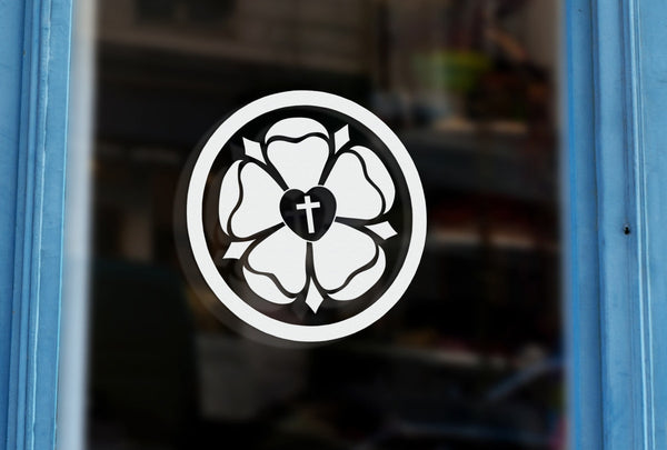Luther Rose Decal – OldLutheran