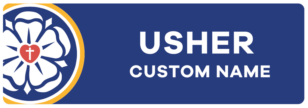 Usher Name Badge – OldLutheran